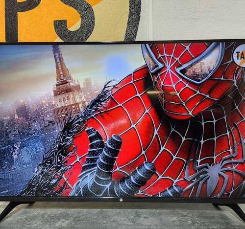 Метровый безрамочный UHD Hi 109см SMART TV WI-FI