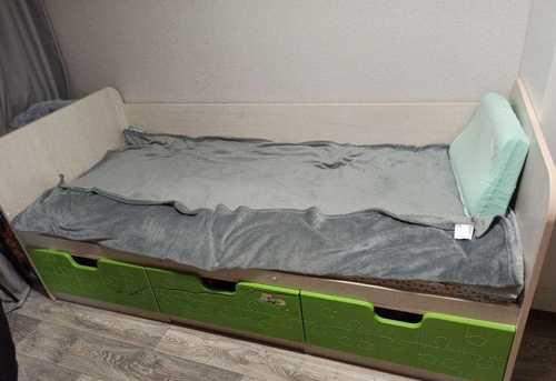 Детская кровать с бортиком бу