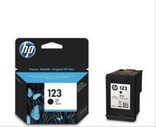 Картридж HP f6v17ae 123 Black черный