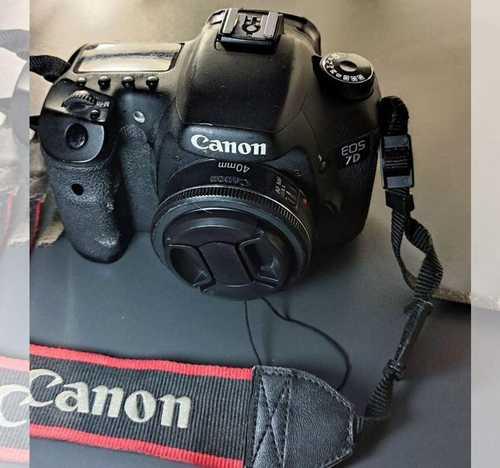 Зеркальный фотоаппарат canon eos 7d