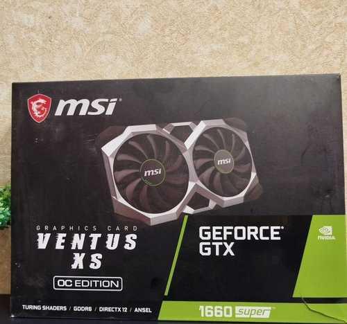 Видеокарта MSI Gtx 1660Super Oc