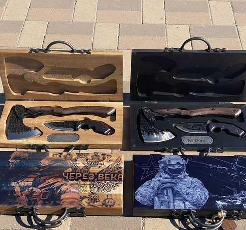 Подарочный набор топор и нож