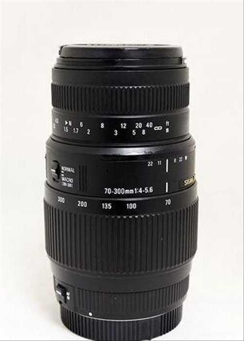 Объектив Sigma (Canon) 70-300mmm f/4-5.6 DG macro