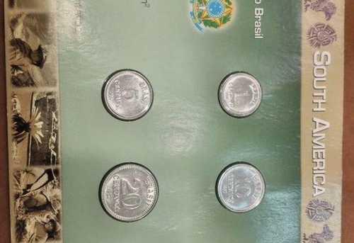 Набор монет,Бразилии,80 е года