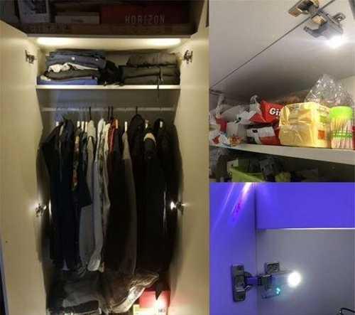 Автоматическая подсветка шкафа, гардероба
