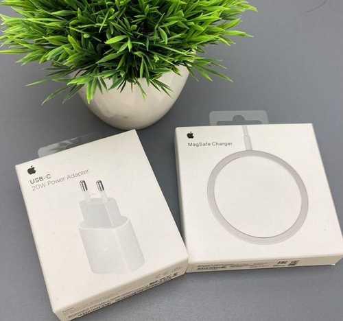 Apple magsafe charger с блоком питания 20w