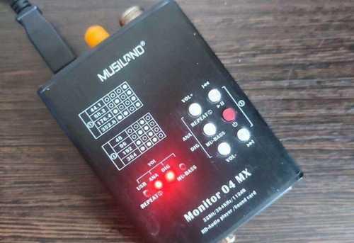 Musiland Monitor 04 MX USB. Звук.карта. цап