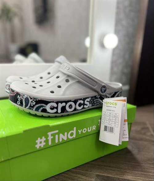 Кроксы мужские crocs bandana print 41-45