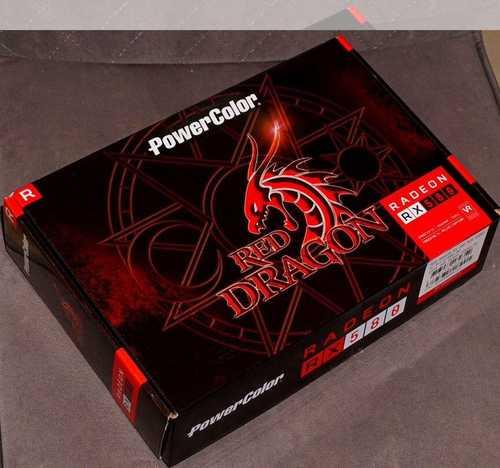 Оригинал RX 580 8GB(2304) RED Dragon Трейдин