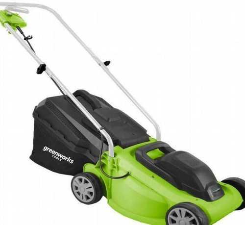 Электрическая газонокосилка Greenworks GLM1232