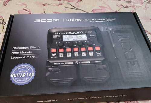 Гитарный процессор Zoom G1X four + Bogner Pack