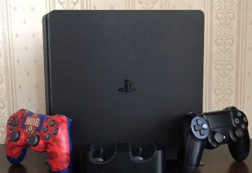 Sony playstation 4 slim 1tb(комплект)