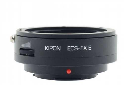 Переходное кольцо Kipon Canon EF-Fujifilm X Elect