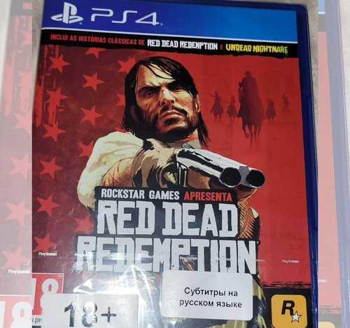 Игра PS4 Read dead redemption