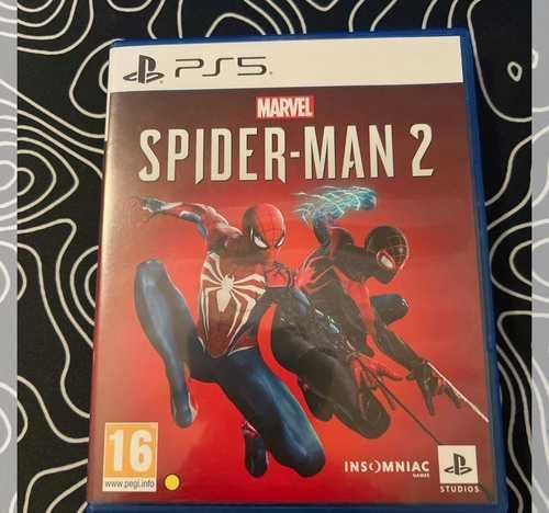 Spider man 2 ps5 диск на русском