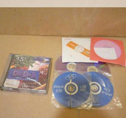 DVD R пустые болванки диски для записи CD MP3 DVD