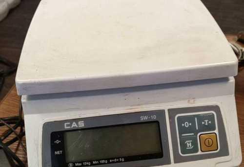 Весы порционные фасовочные CAS SW-10