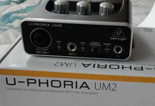 Звуковая карта behringer u-phoria um2