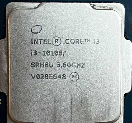 Процессор intel core i3 10100f