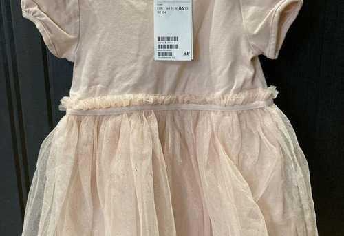 Нарядное платье для девочки 86