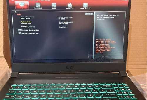 MSI GL66 11UCK-423XRU Pulse Core i7-11800H
