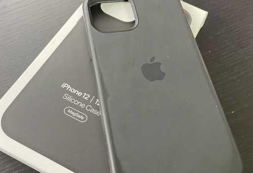 iPhone 12 Silicone Case Black Черный