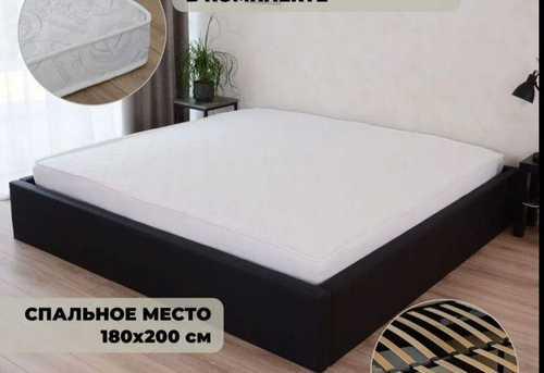 Кровать двухспальная бу 180200 с матрасом