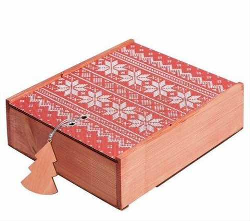 Коробка деревянная Скандик, большая