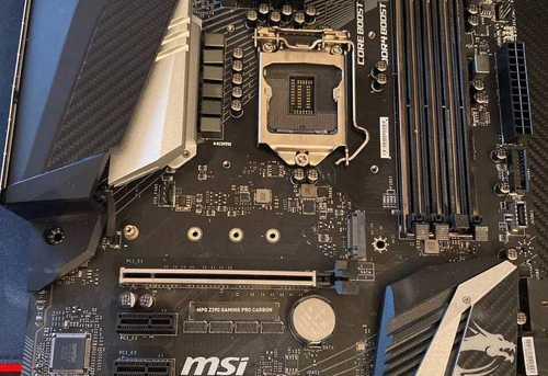 MSI LGA1151-v2 Z390 Z390 MPG gaming PRO carbon