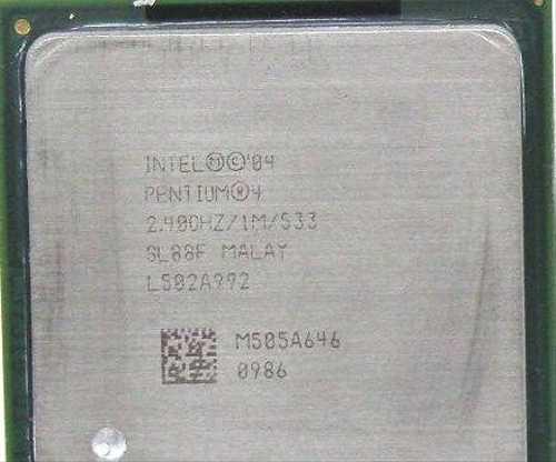 Процессор Intel Pentium 4 Prescott 2,4 Socket 478
