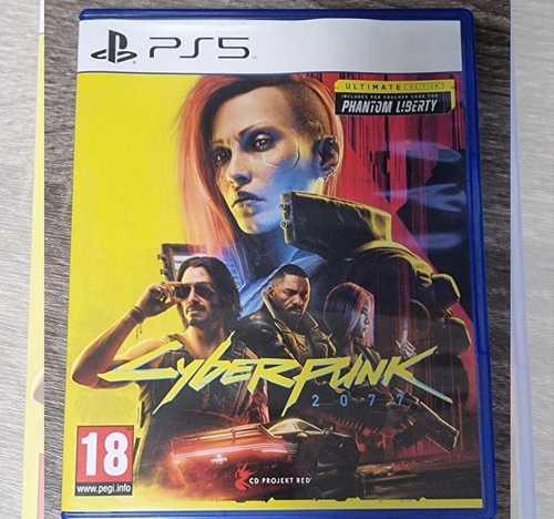 Cyberpunk 2077 ultimate edition ps5 диск