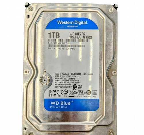 Жесткий диск 3.5" 1тб WD Blue WD10ezrz Б/у