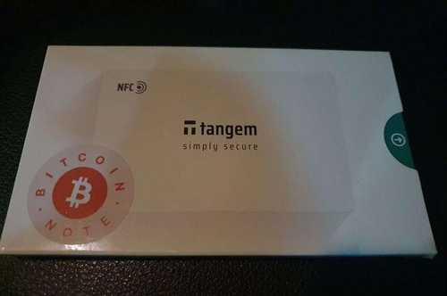 Аппаратный криптокошелек Tangem bitcoin note