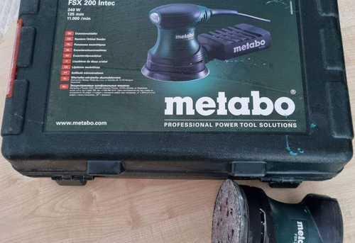 Шлифовальная машина fsx metabo 200