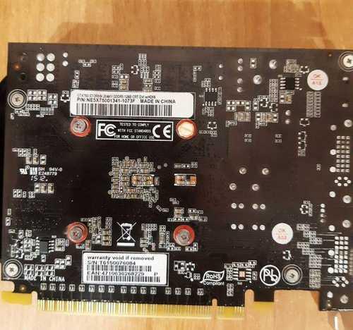 Видеокарта Palit nvidia GeForce GTX 750 2gb