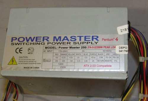 Ретро Блок питания Power Master FA-5-2/250W