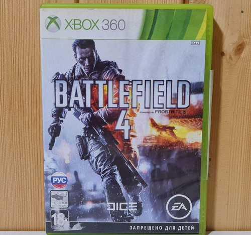 Диск с игрой Battlefield 4 Xbox 360