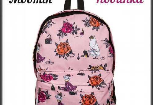 Рюкзак средний Moomin с Муми-Троллями "Розы"
