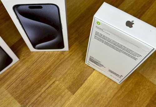 Муляж в коробке iPhone 15 pro титановый