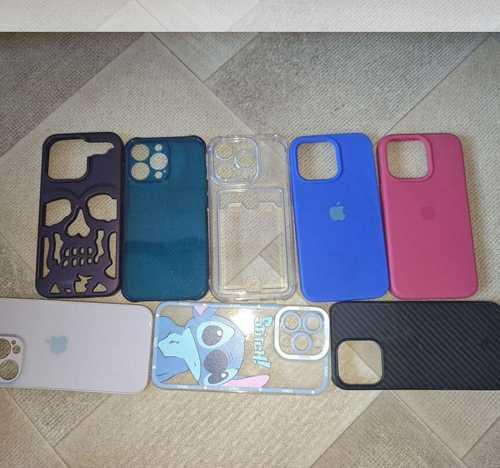 Чехлы разные на iPhone 14 pro