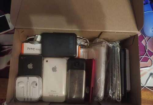Коробка телефонов и аксессуаров