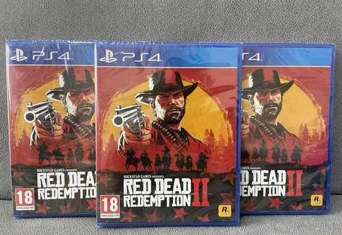 Red Dead Redemption 2 PS4 / PS5 Диск Новый(Рус.Суб