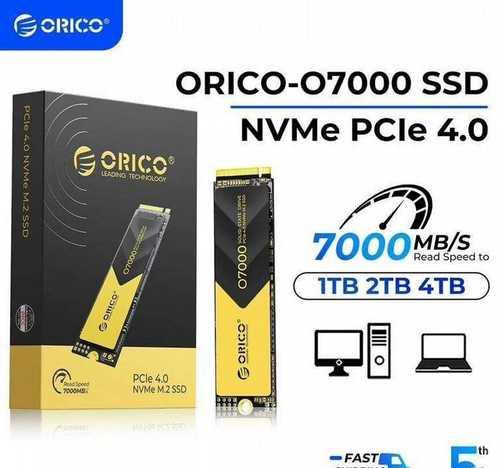 Orico o7000 1tb, 7000мб/с, новые ssd