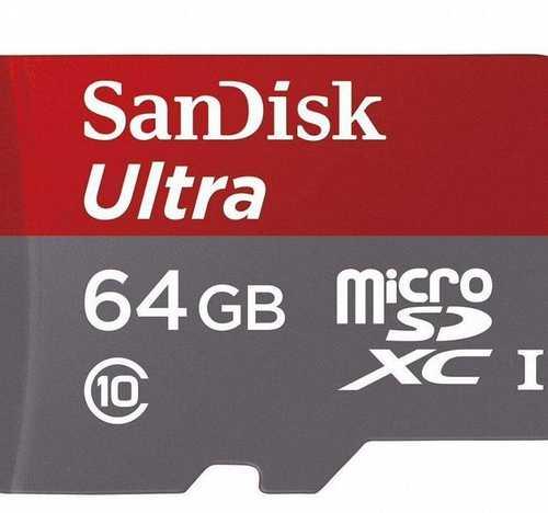 Карта памяти SanDisk microsdxc Ultra Class 10 UHS