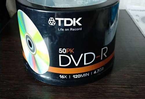 Dvd - R Tdk, 4.7 gb, 16X, 50 шт