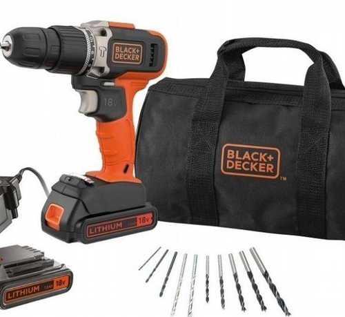 Шуруповерт Black+Decker 18V удар новый