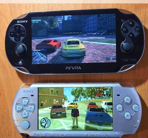 PS Vita (5в 1) и PSP Sony 3008 Slim