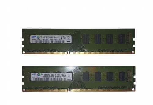Оперативная память Samsung DDR3 8GB (2x4Gb)