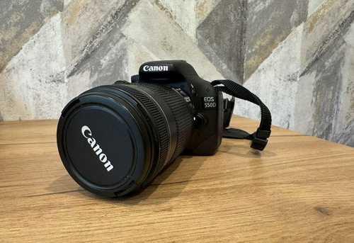 Зеркальный фотоаппарат canon eos550d. 18-135 mm