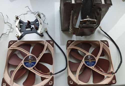 Noctua NH-D14 с х2 NF-A14 FLX + крепеж 1700 сокет